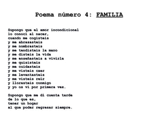 5 poemas que ojalá no hubiera escrito nunca | PDF
