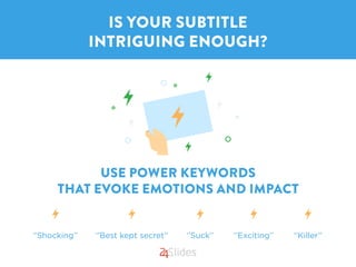 5 Point Checklist to Create Powerful Cover Slides | PDF