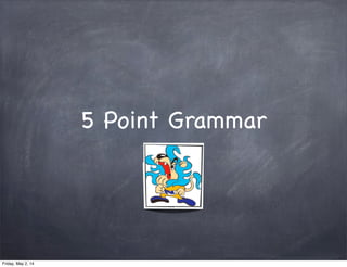 5 point grammar 1 | PDF