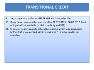 5 point on gst for small business (GST INDIA ) | PPTX