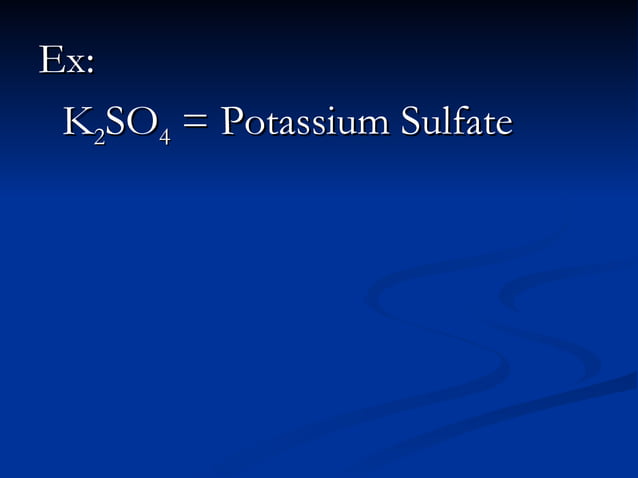 5 polyatomic ion compounds | PPT | Chemistry | Science