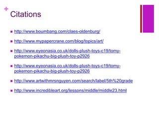 Pop Art Sculpture | PPTX