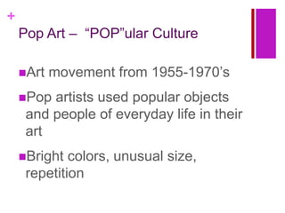 Pop Art Sculpture | PPTX