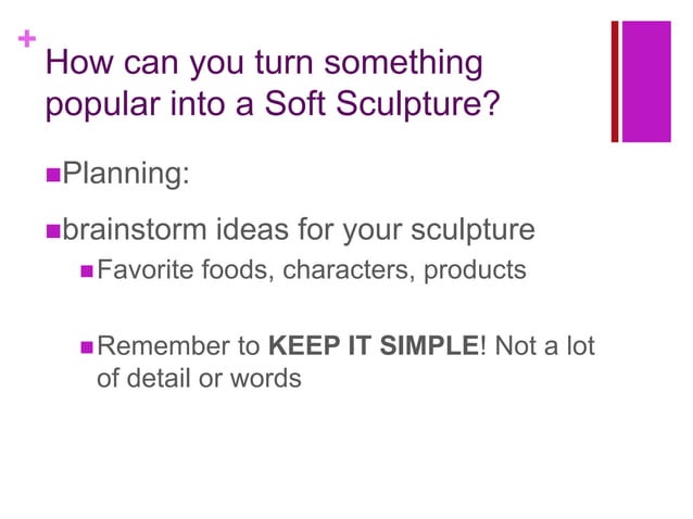 Pop Art Sculpture | PPTX