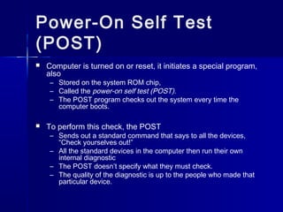 5 post , bios , cmos | PPT | Operating Systems | Computer Software and ...