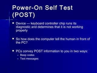 5 post , bios , cmos | PPT | Operating Systems | Computer Software and ...