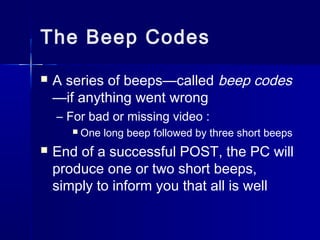 5 post , bios , cmos | PPT | Operating Systems | Computer Software and ...