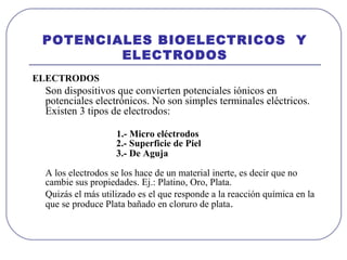 5 potenciales bioelectricos y electrodos (1) | PPT