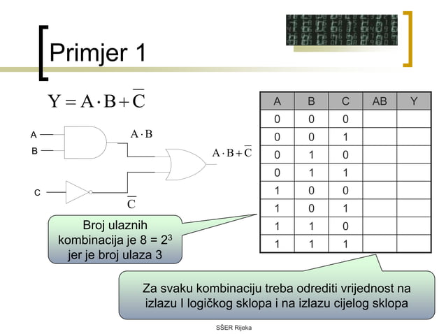 povezivanje logičkih sklopova | PPT