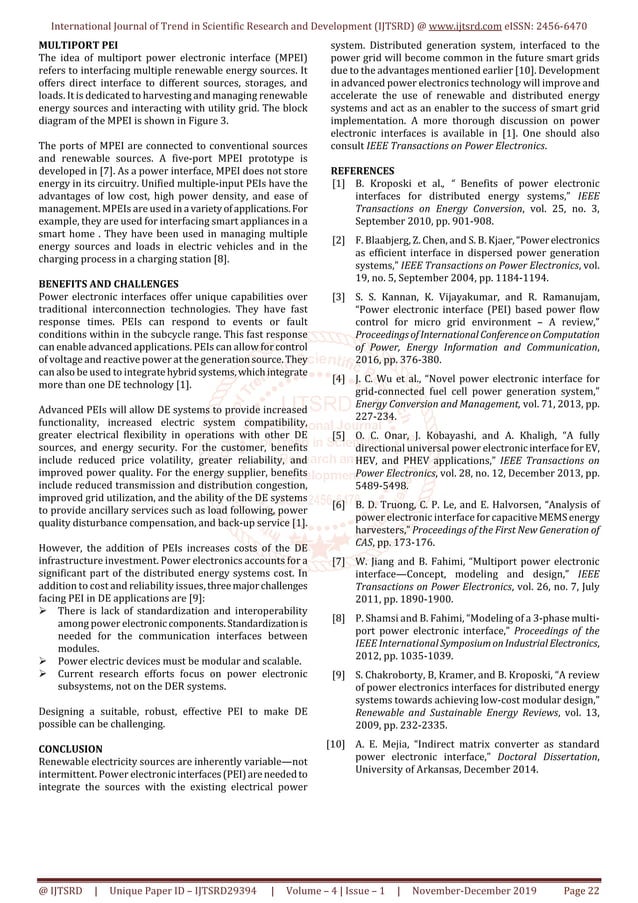 Power Electronic Interface | PDF