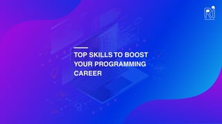 Five Powerful Skills To Boost Programme career | PPT | Free Download
