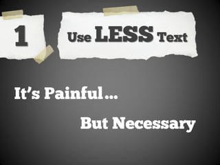 5 Quick Tips To Improve Presentations | PDF