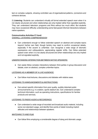 Practical 5 - CEFR. De la Cruz Belén - Martínez Rocío | PDF