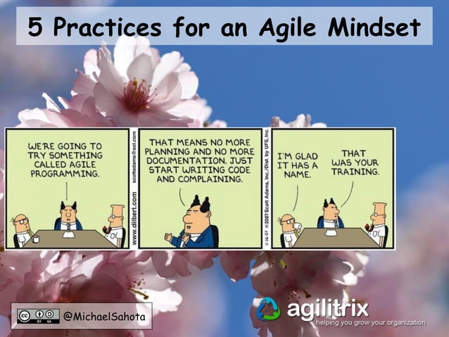 5 Practices For An Agile Mindset Ppt