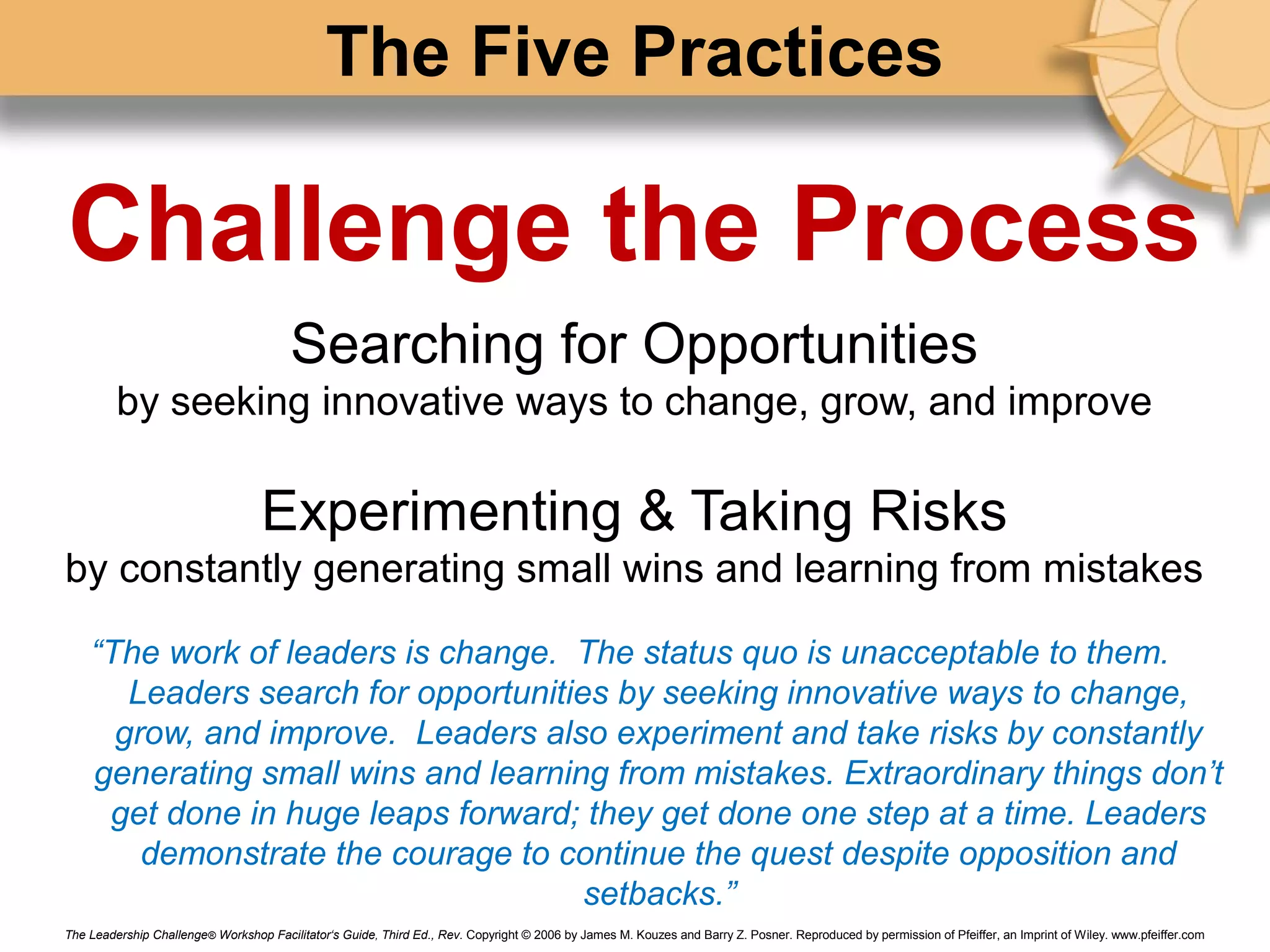 5 practices of exemplary leadership | PPT