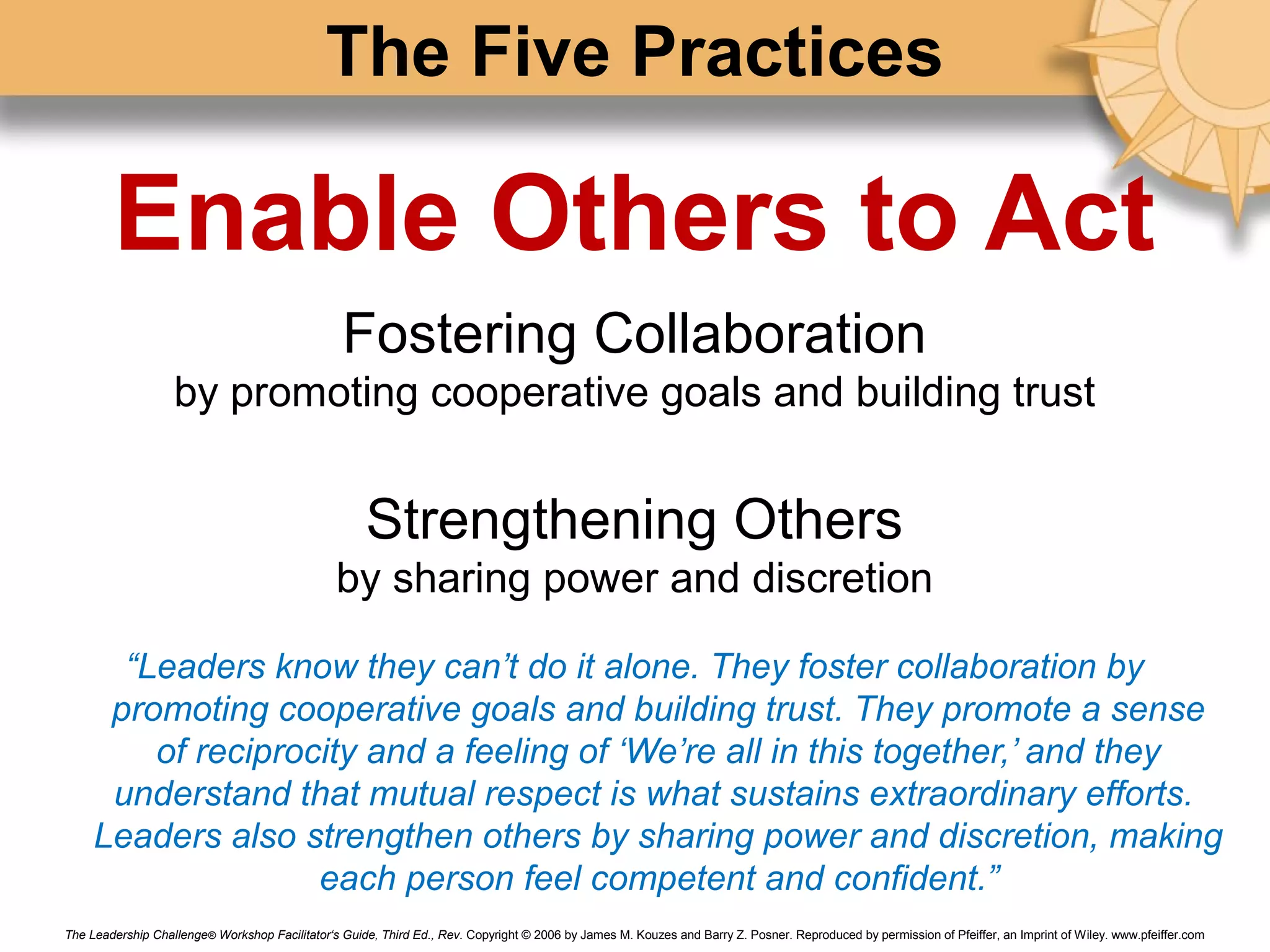 5 practices of exemplary leadership | PPT
