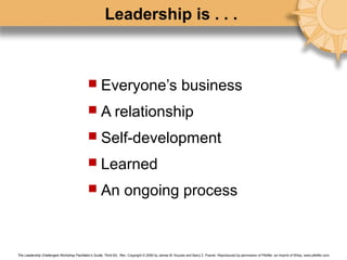 5 practices of exemplary leadership | PPT