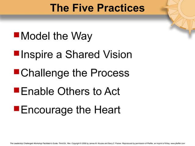 5 practices of exemplary leadership | PPT