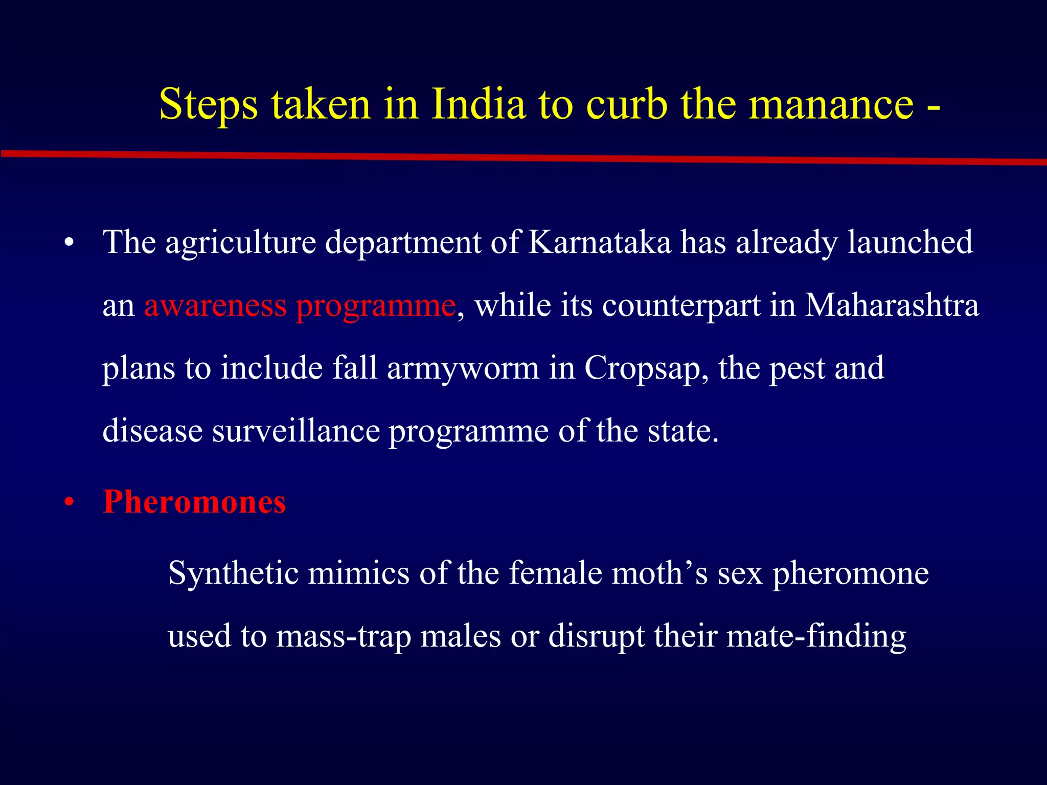 Fall army worm (Spodoptera frugiperda) | PPT