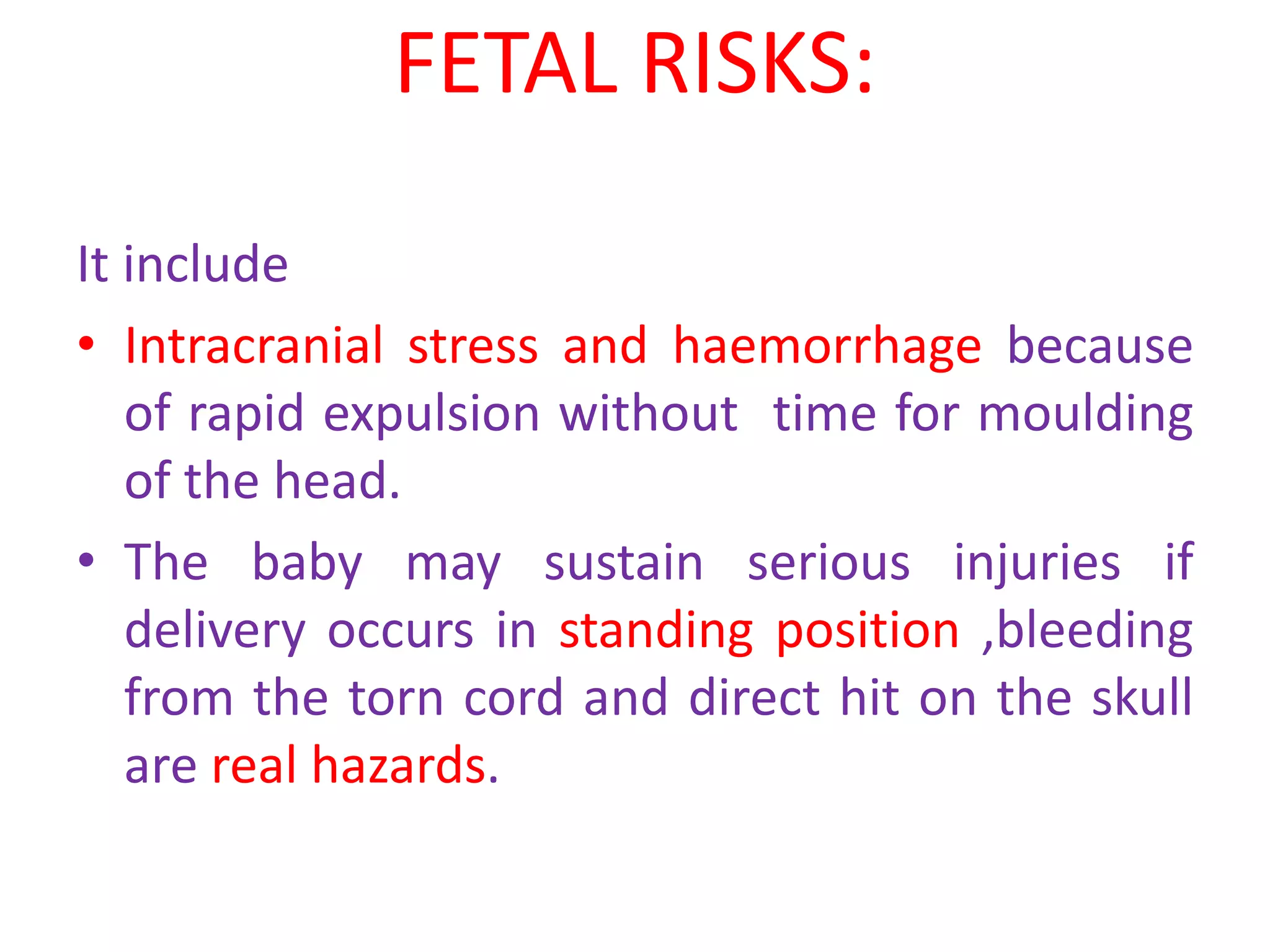 Precipitate labour | PPTX
