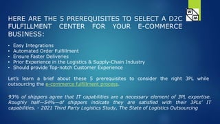 5 Prerequisites to select a Fulfillment Center for your D2C Brand.pptx