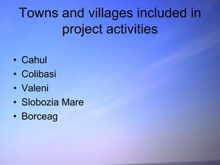 Case Study - Republic of Moldova, Cahul District | PPT