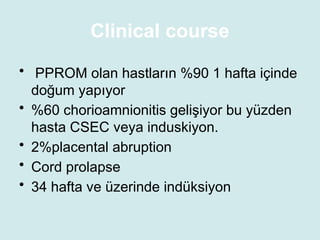 preterm rupture of membranesprelabor management | PPTX