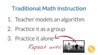 5 Principles of the Modern Math Classroom - Edscape 2015 | PPT