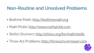 5 Principles of the Modern Math Classroom - Edscape 2015 | PPT