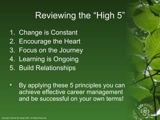 5 Principles Of Career Management | PPT