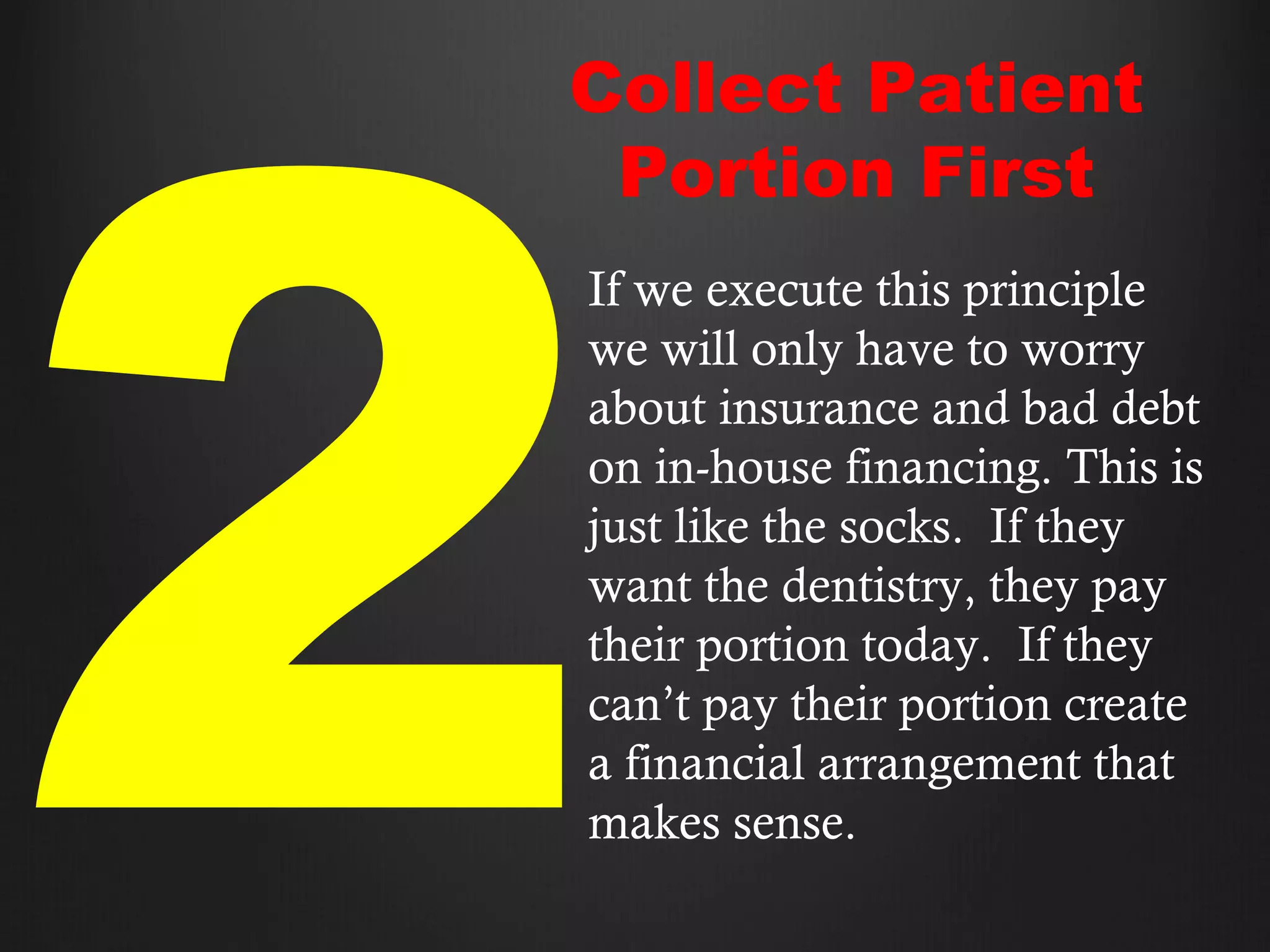 5 Principles of Collections in Dentistry | PPT