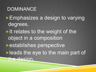 5 principles of design | PPTX