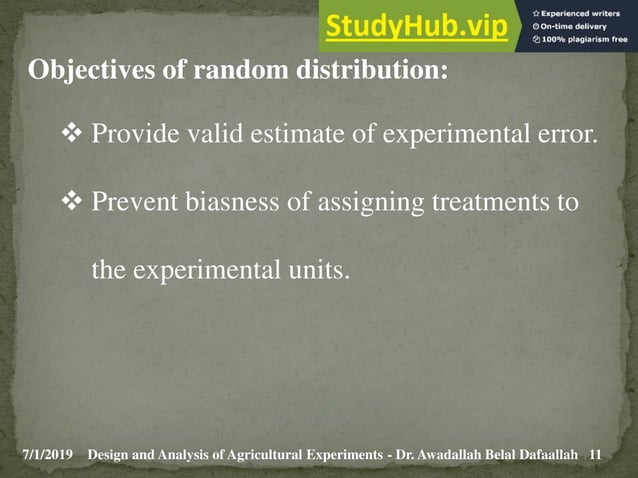 5 Principles Of Experimental Designs And Analysis | PDF