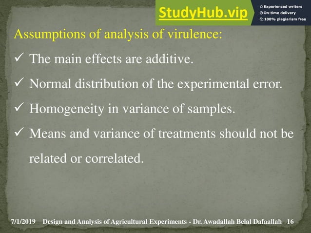 5 Principles Of Experimental Designs And Analysis | PDF