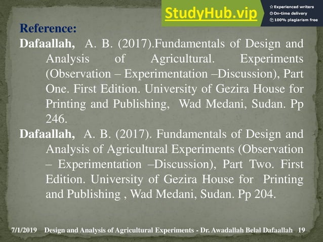 5 Principles Of Experimental Designs And Analysis | PDF