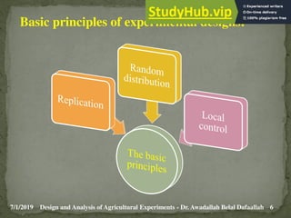 5 Principles Of Experimental Designs And Analysis | PDF