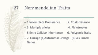 5 principles of inheritance and variation | PPTX