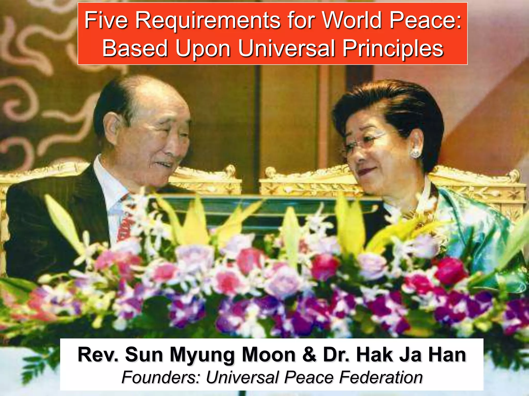 5 principles of peace | PPT