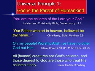 5 principles of peace | PPT