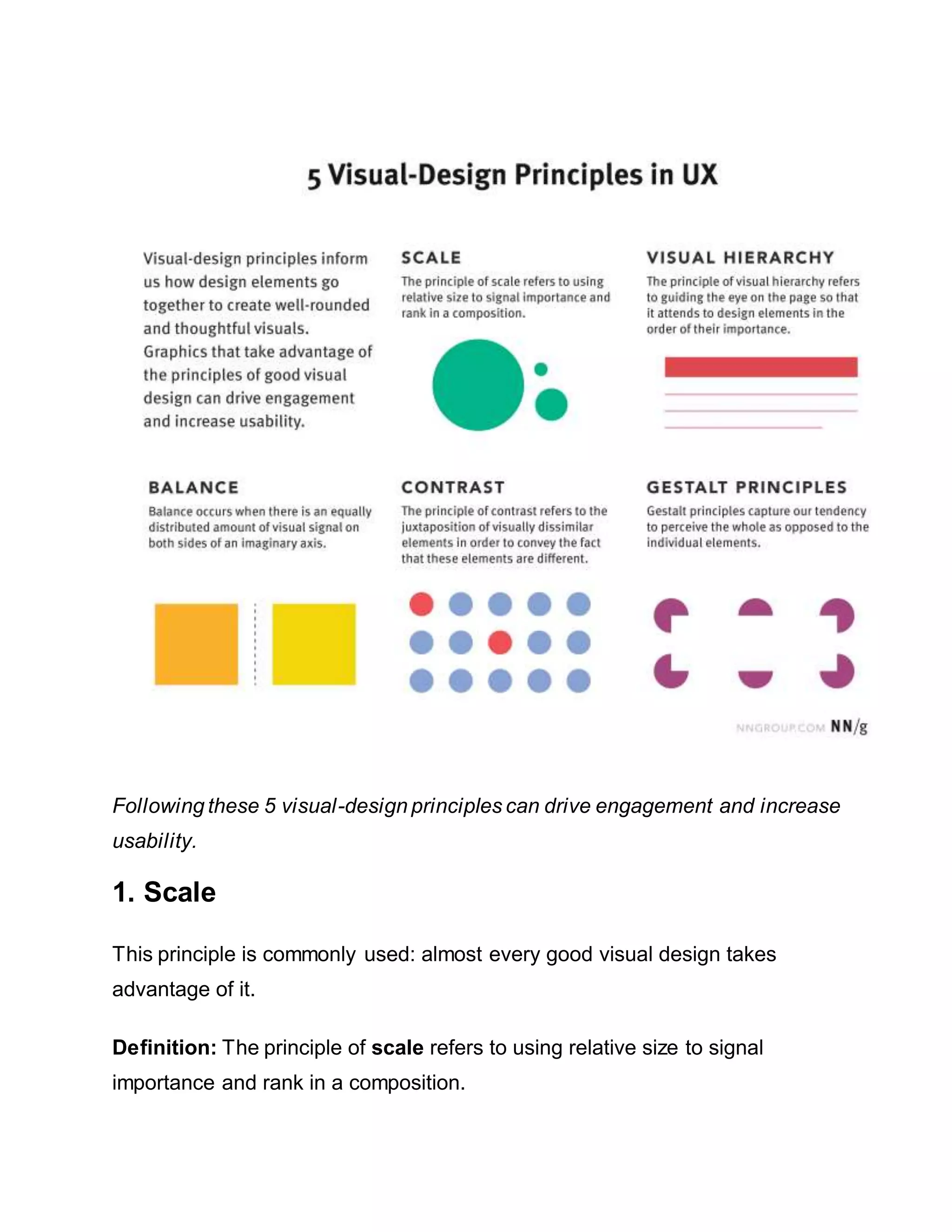 5 principles of visual design in ux | DOCX | Desktop Publishing ...