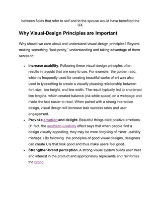 5 principles of visual design in ux | DOCX | Desktop Publishing ...