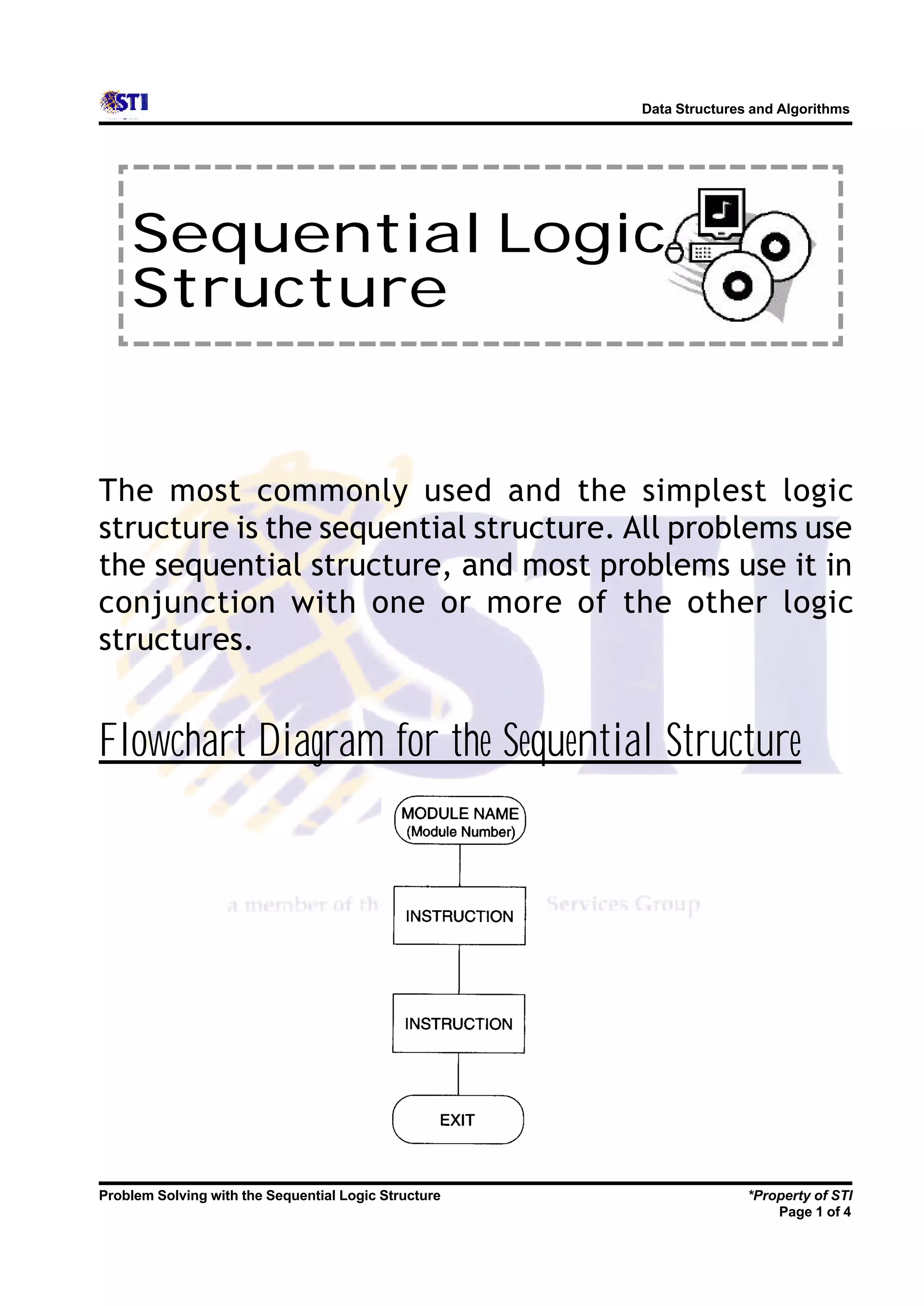 5 Problem Solving With The Sequential Logic Structure Pdf Computing