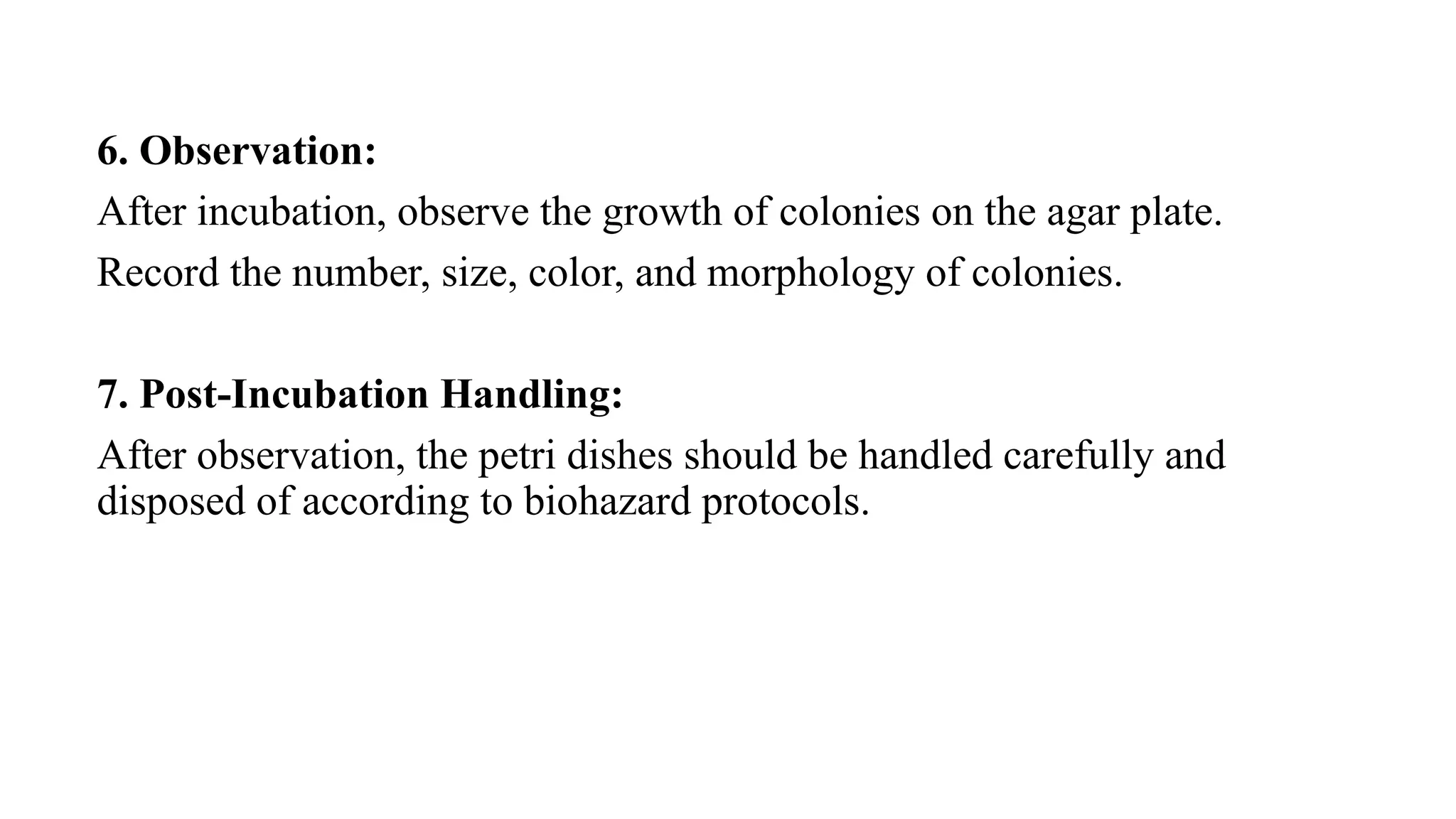 Procedure Culture - Microbiology for Lab Technicians | PPT