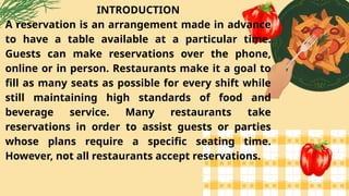 Processing Incoming Table Reservations.pptx