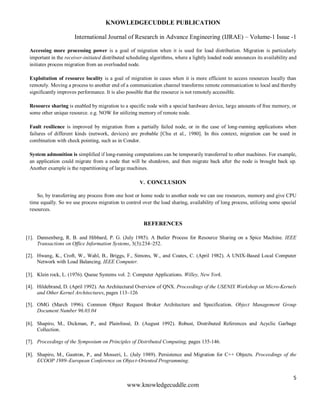 Process migration and load balancing | PDF