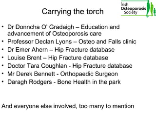 FA Presentation 5 Prof O'Brien | PPT | Bone and Joint Conditions ...
