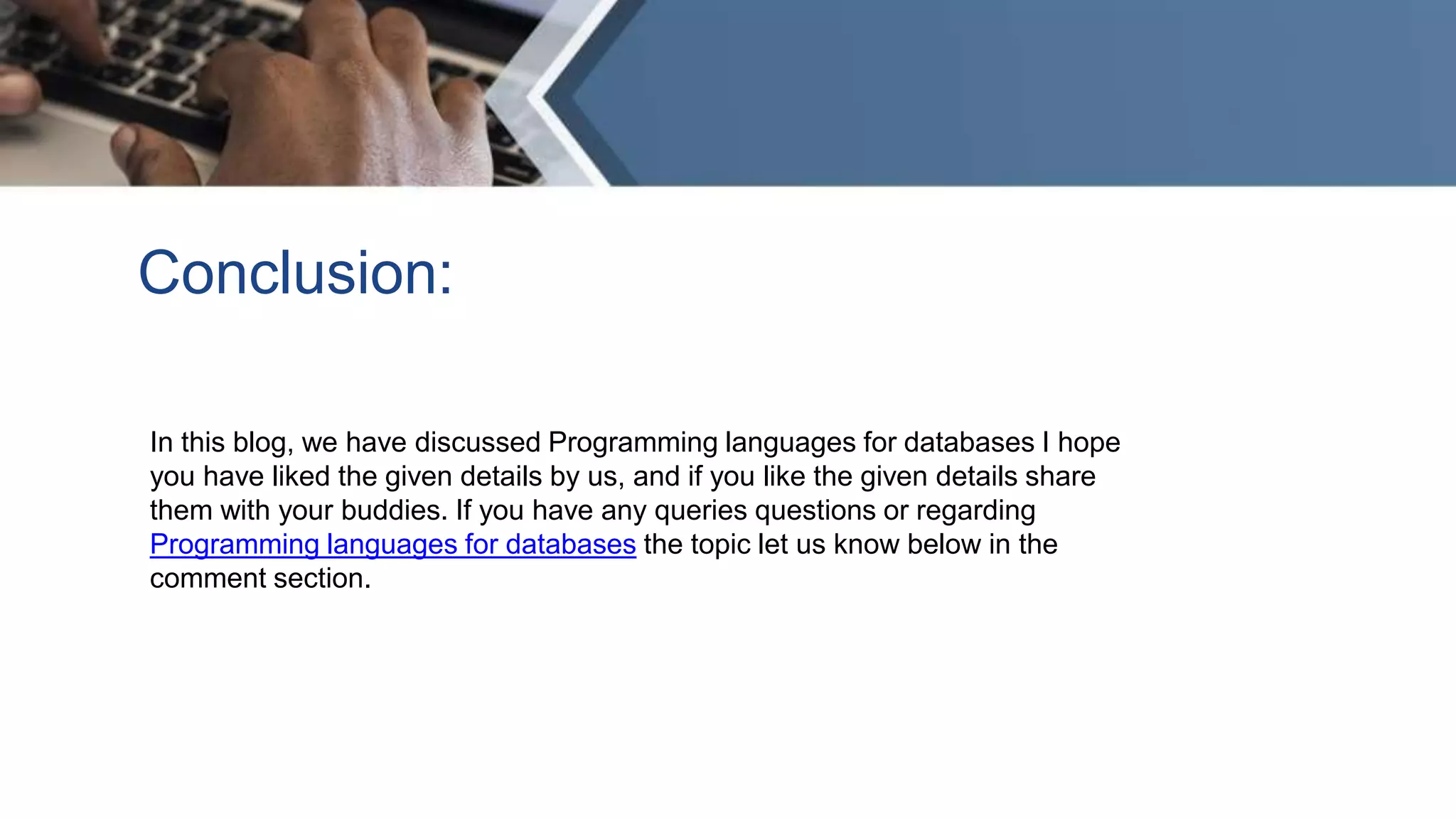 5 Programming Languages for Databases to Learn In 2023.pptx