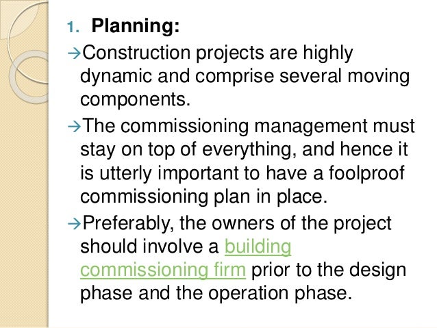 5 project commissioning best practices for you to consider | PPTX