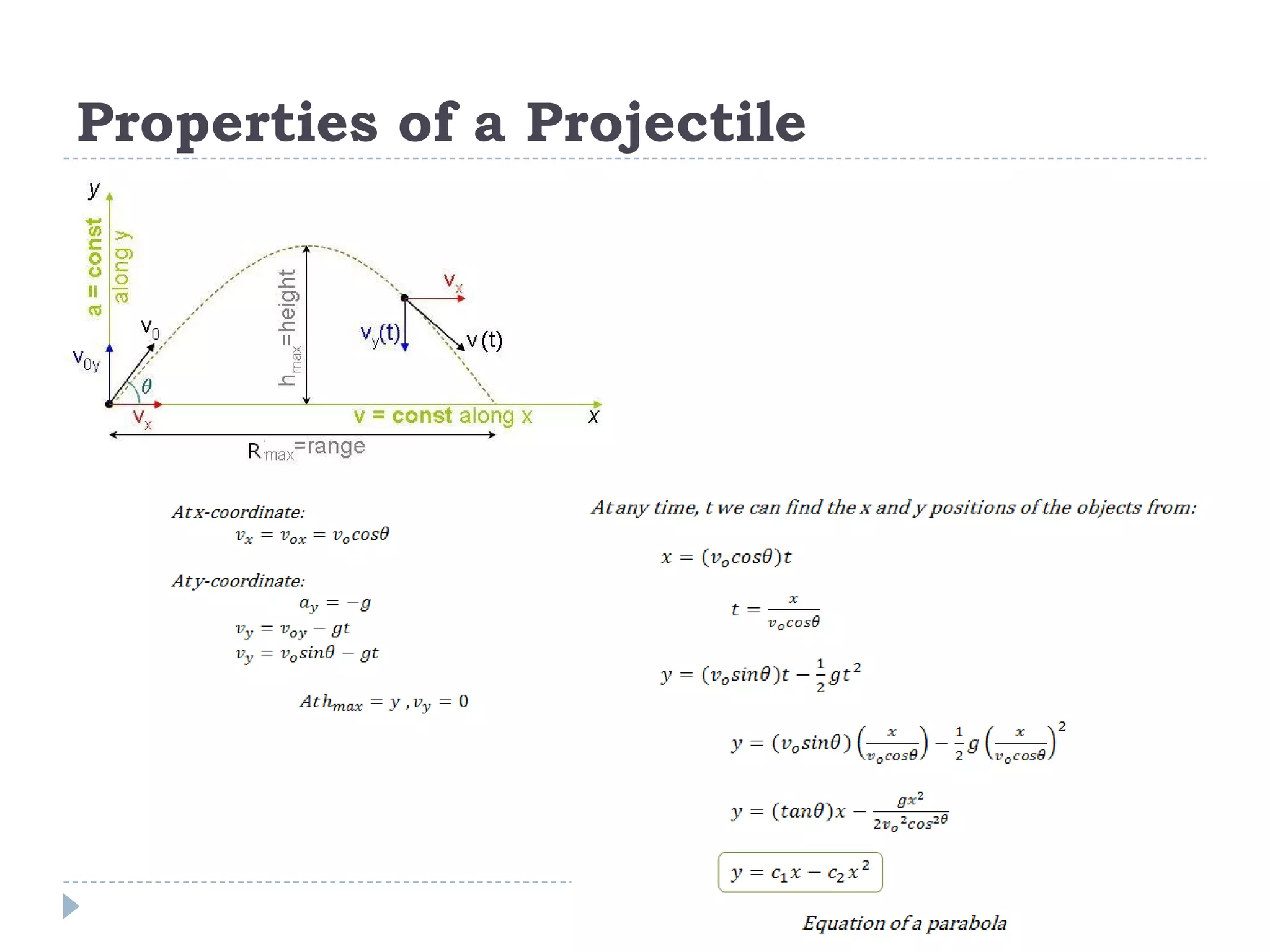(5) projectile motion | PPT