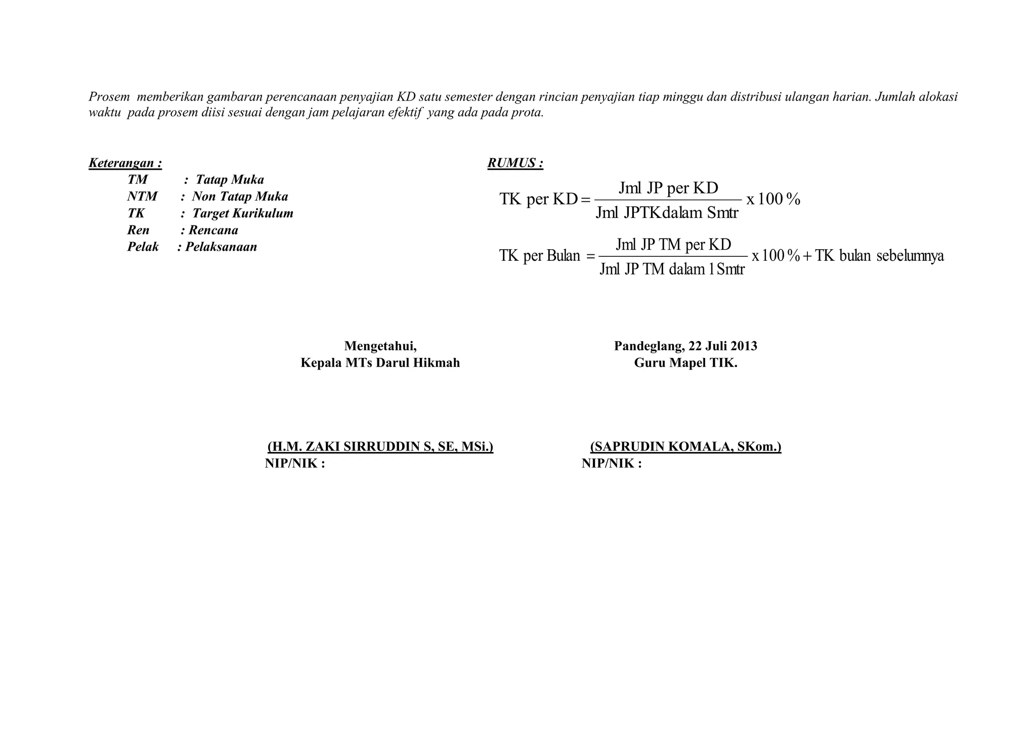 promes tik smp kelas ix | DOCX